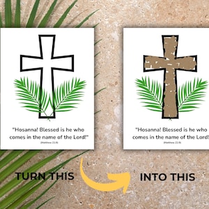 Palm Sunday Craft, Palm Sunday Activity, Sunday School Craft, Easy ...