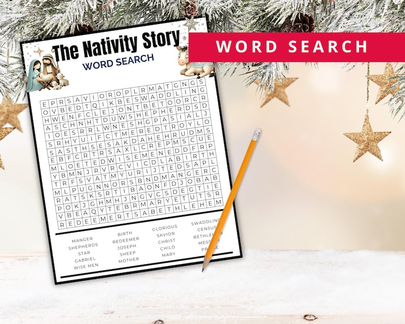 Nativity Trivia, Christmas Games, Nativity Printable, Holiday Trivia ...
