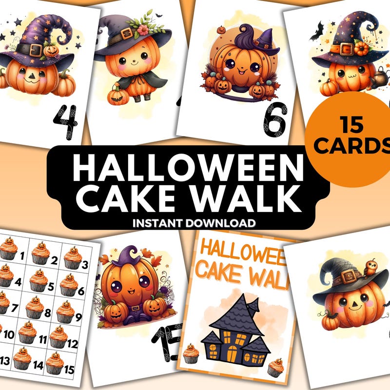 Cake Walk Numbers - Etsy