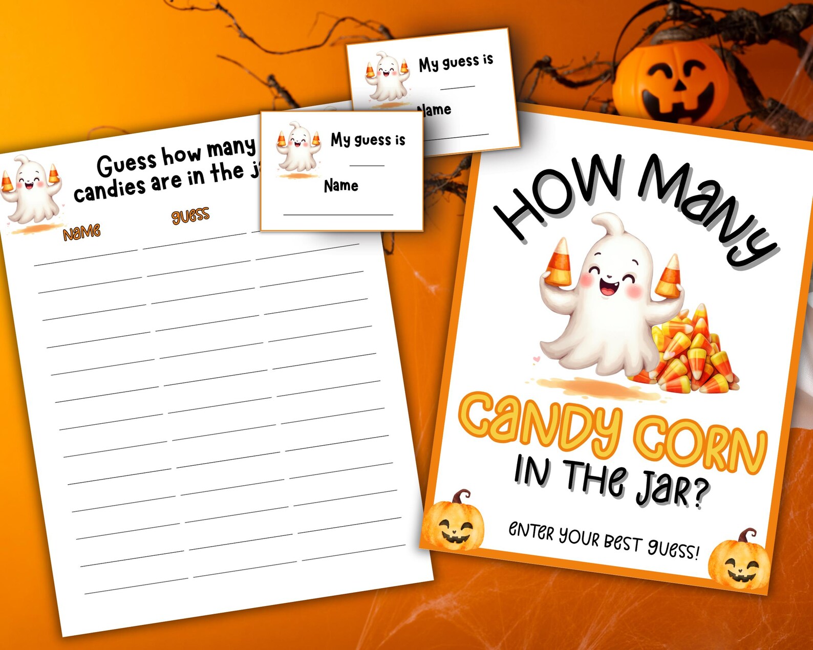 Candy Corn Guessing Game, Candy Corn Contest, How Many Candy Corn ...