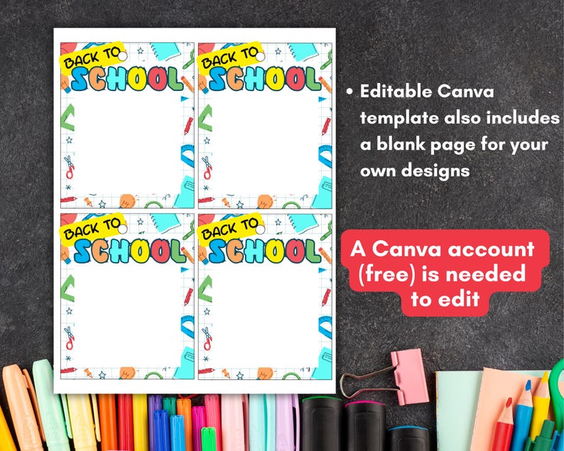 Printable Back to School Survival Kit, Student Survival Kit, School ...