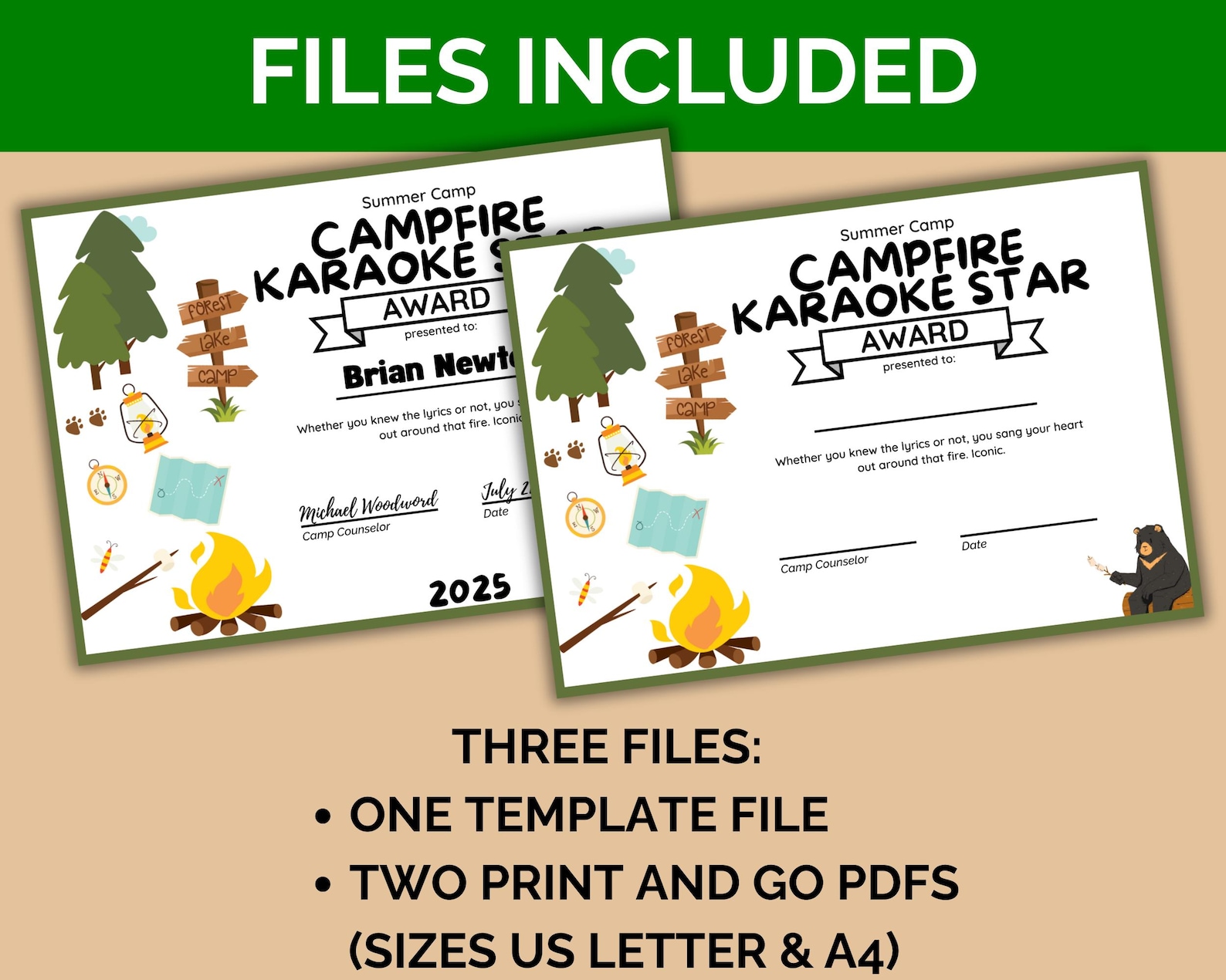Funny Camp Awards, Summer Camp Awards, Girls Camp Awards, Boys Camp ...