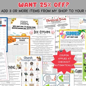 Ice Cream Trivia Printable Ice Cream Party Game Summer Activities for ...