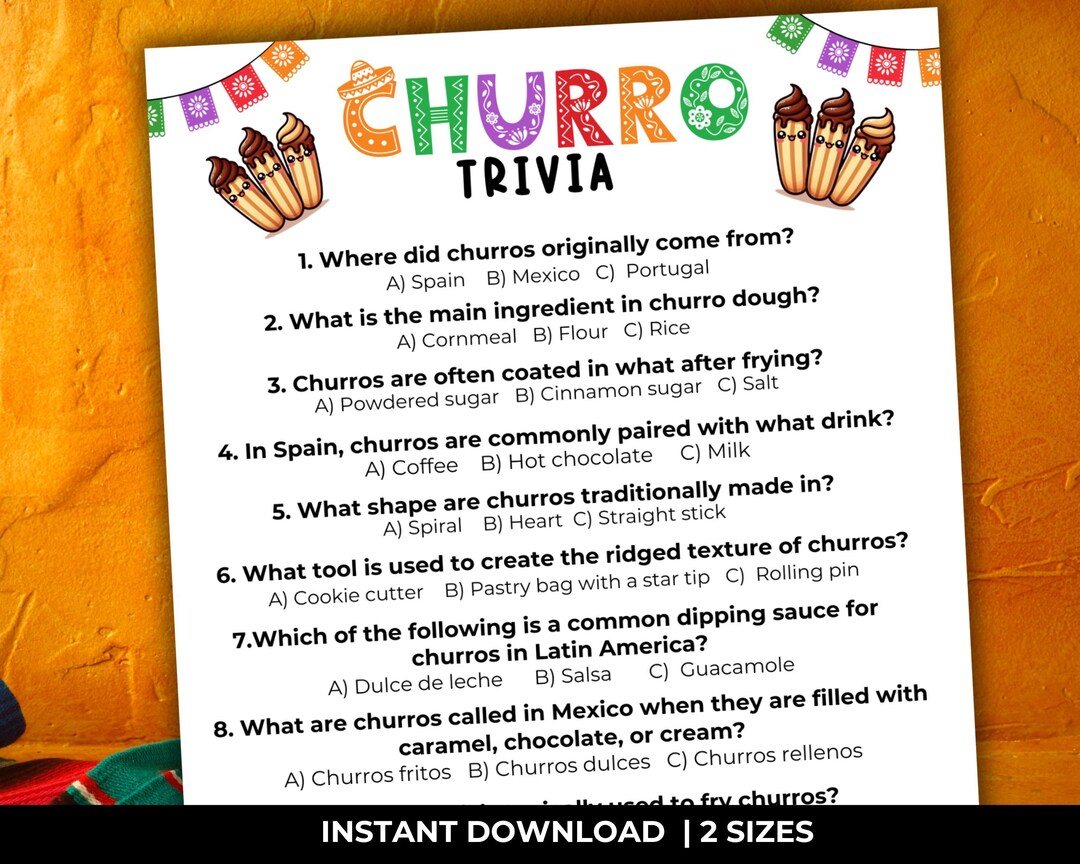 Taco Trivia, Mexican Party Games, Taco Party Games, Fiesta Games ...