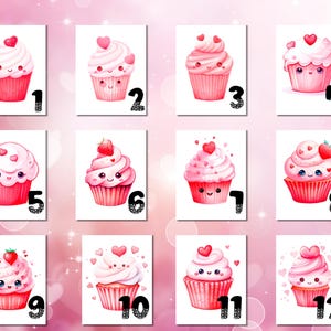 Valentines Cake Walk Game, Cake Walk Printable, Cupcake Walk, Holiday ...
