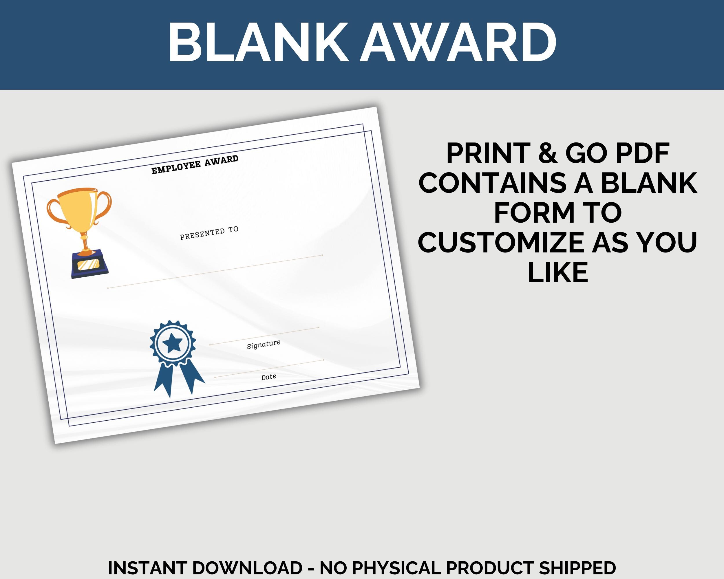 Work Superlatives, Fun Employee Awards, Funny Office Awards, Employee ...