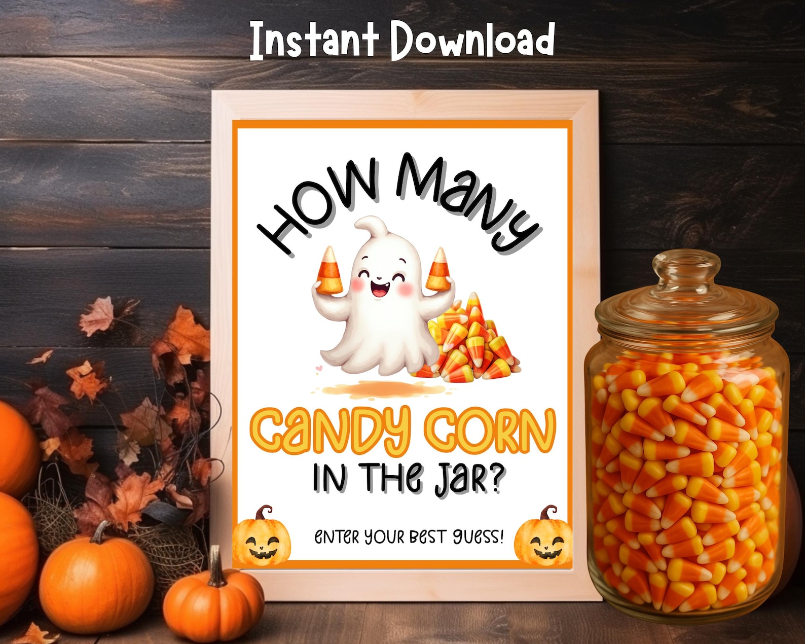 Candy Corn Guessing Game, Candy Corn Contest, How Many Candy Corn ...