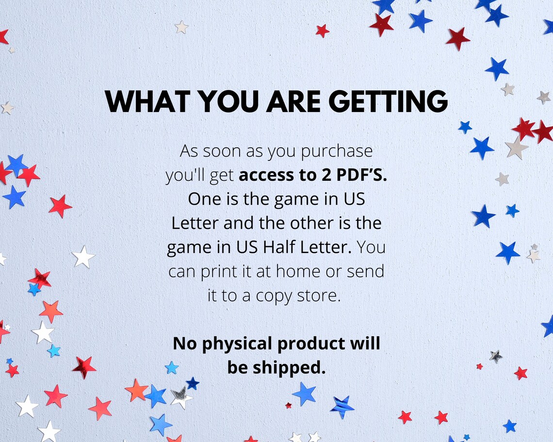 Labor Day Left Right Game Printable Patriotic Games - Etsy