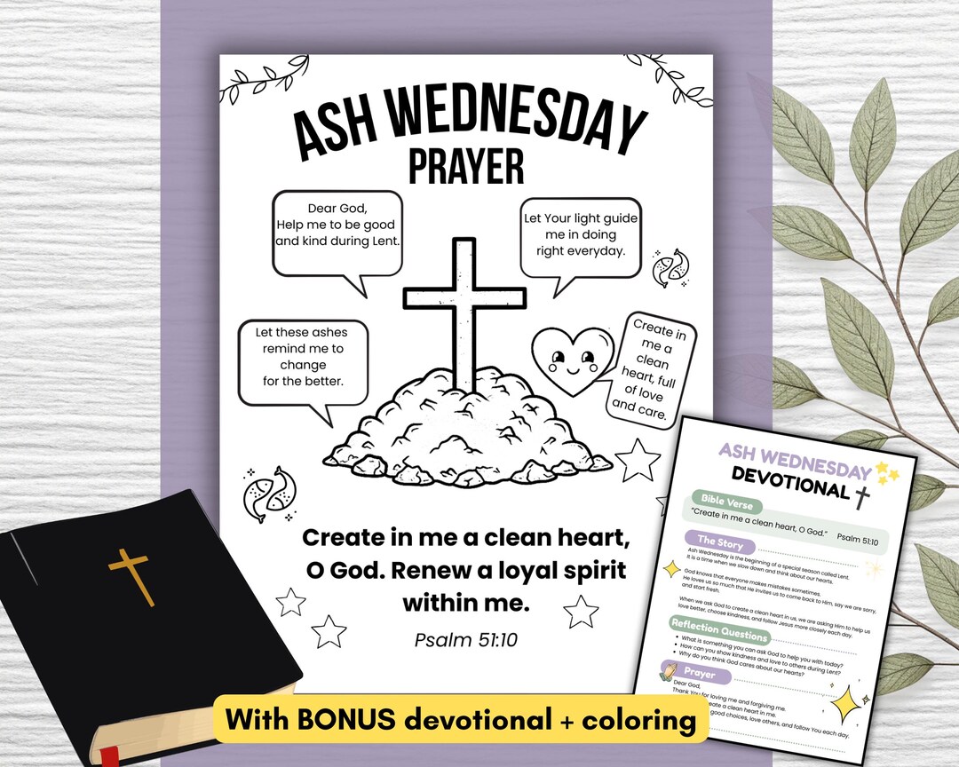 Ash Wednesday Craft, Ash Wednesday Christian Preschool Craft, Sunday ...