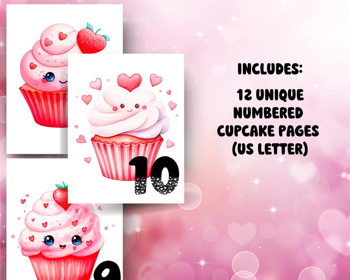 Valentines Cake Walk Game, Cake Walk Printable, Cupcake Walk, Holiday ...