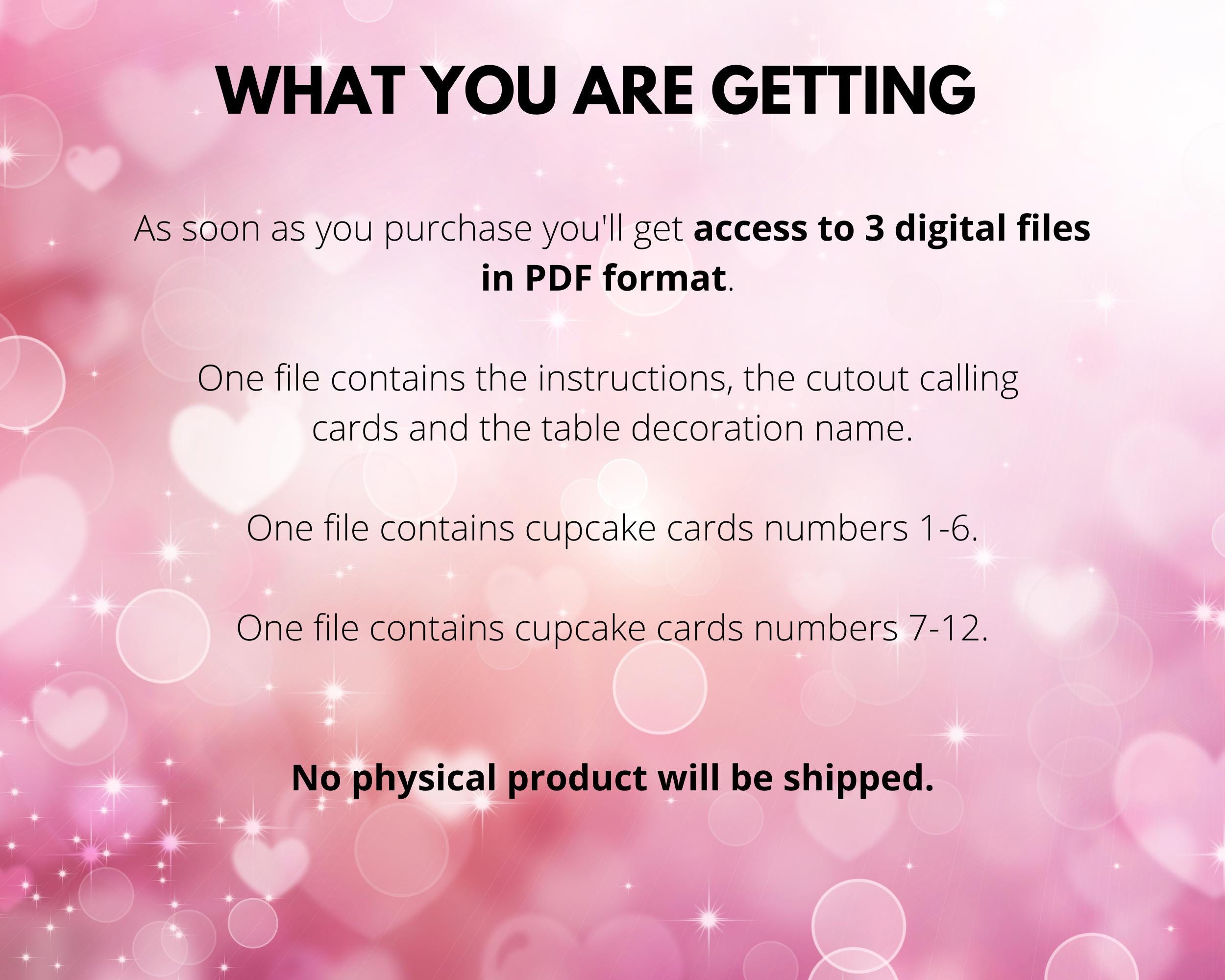 Valentines Cake Walk Game, Cake Walk Printable, Cupcake Walk, Holiday ...