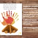 Campfire Handprint Printable | Camping Handprint Art | Campfire Art ...