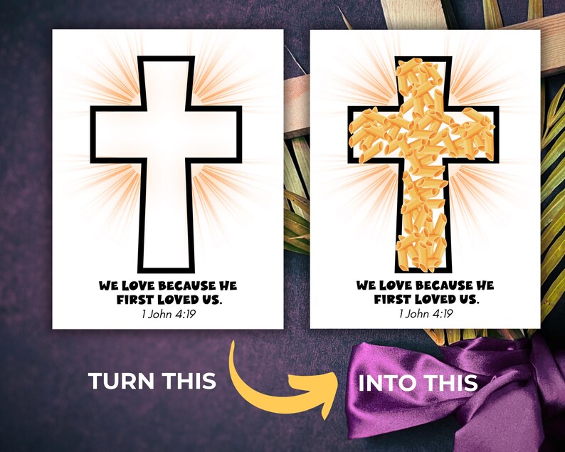 Christian Preschool Lent Craft, Sunday School Craft, Palm Sunday Craft ...