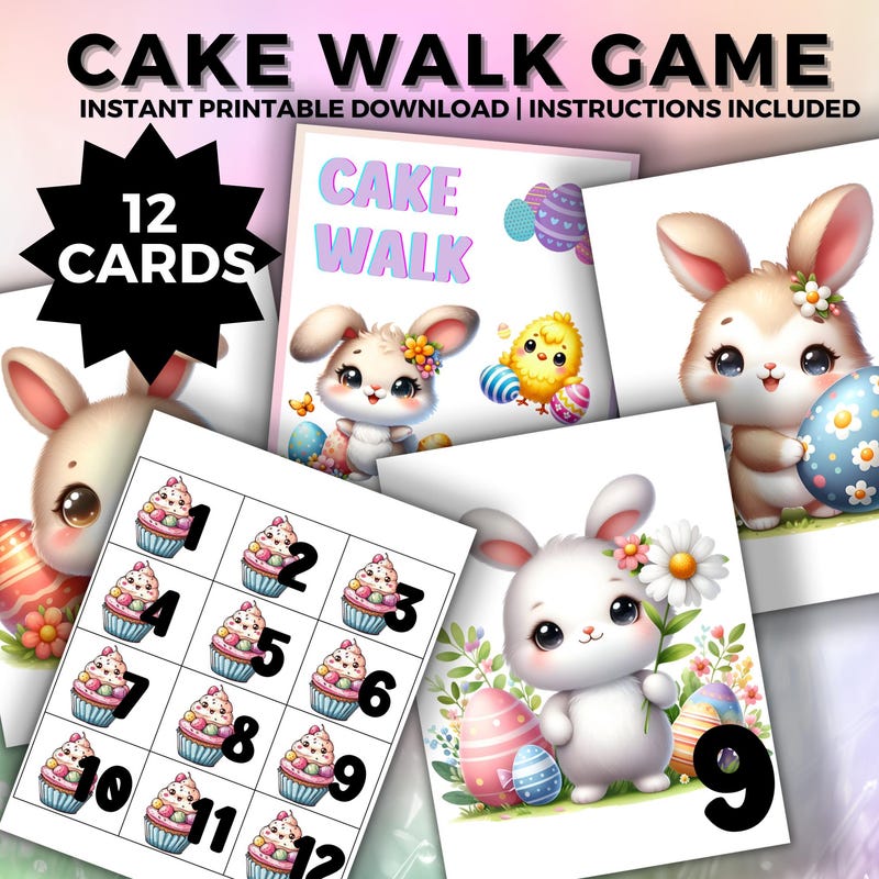 Cake Walk Numbers - Etsy