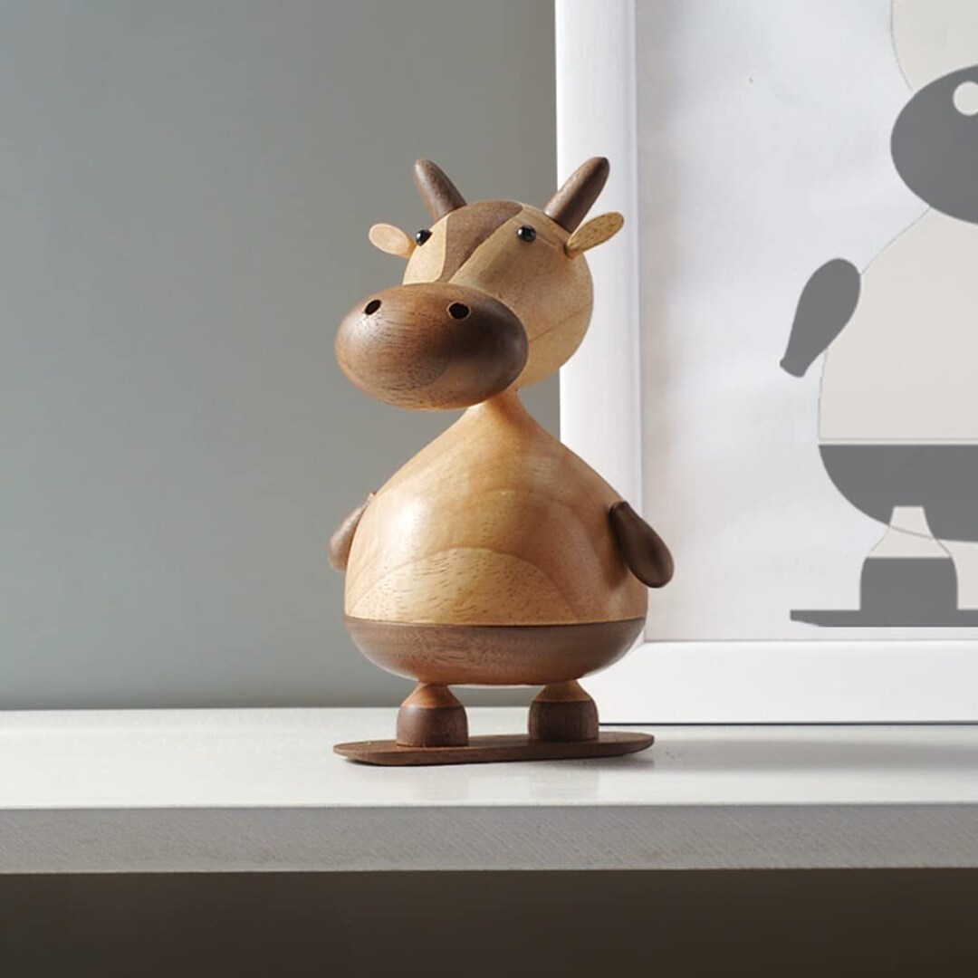 Animal Music Box Custom Engraved Wooden Musical Box Creative Solid Wood ...