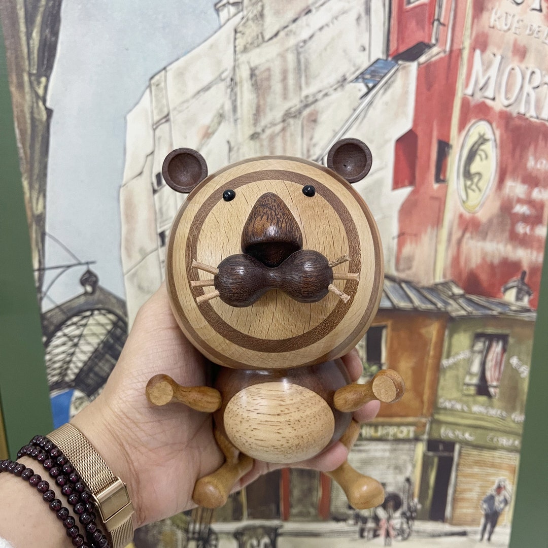 Animal Music Box Custom Engraved Name Wooden Musical Box Creative Tiger ...