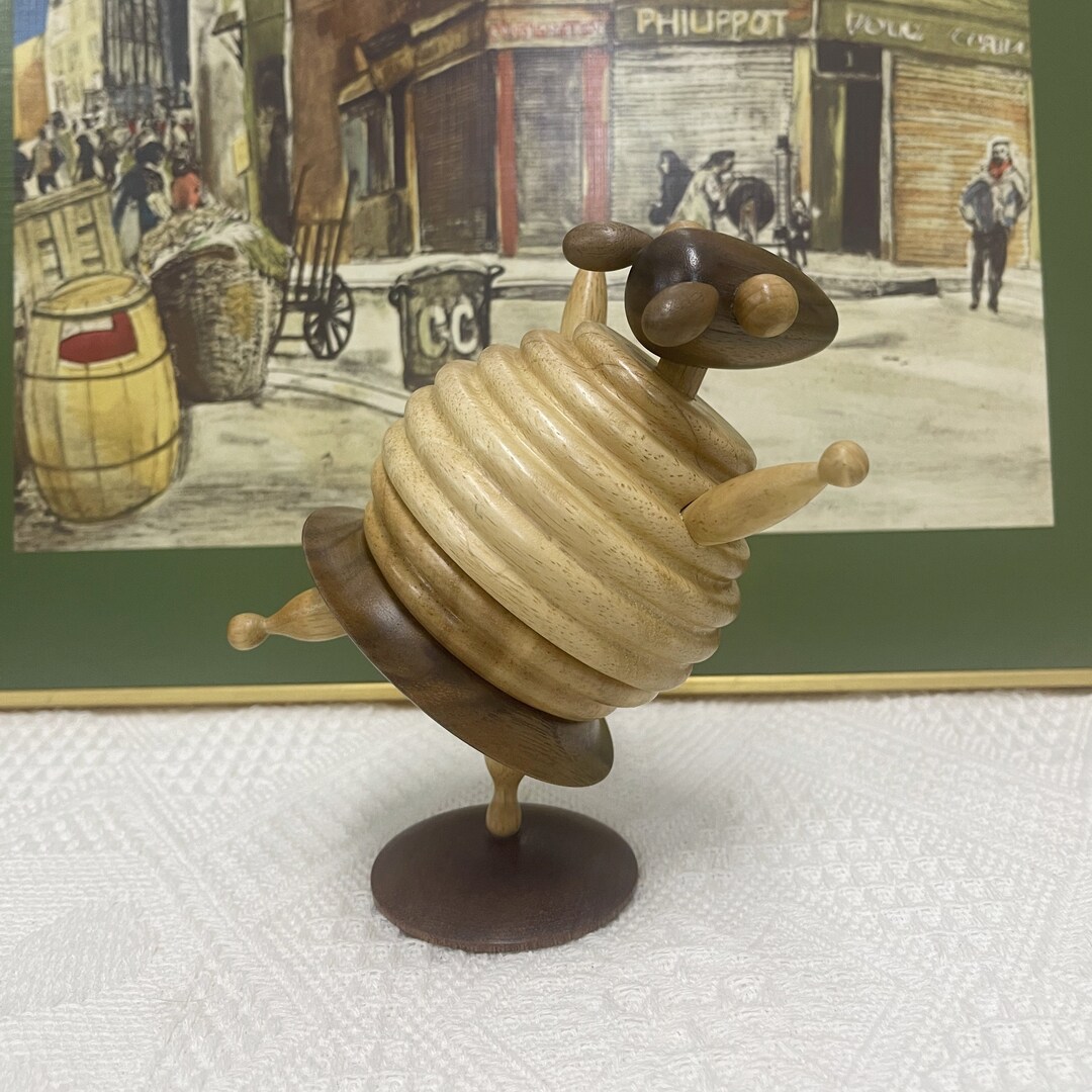 Personalized Ballet Sheep Wood Music Box, Custom Engraved Goat Wooden ...