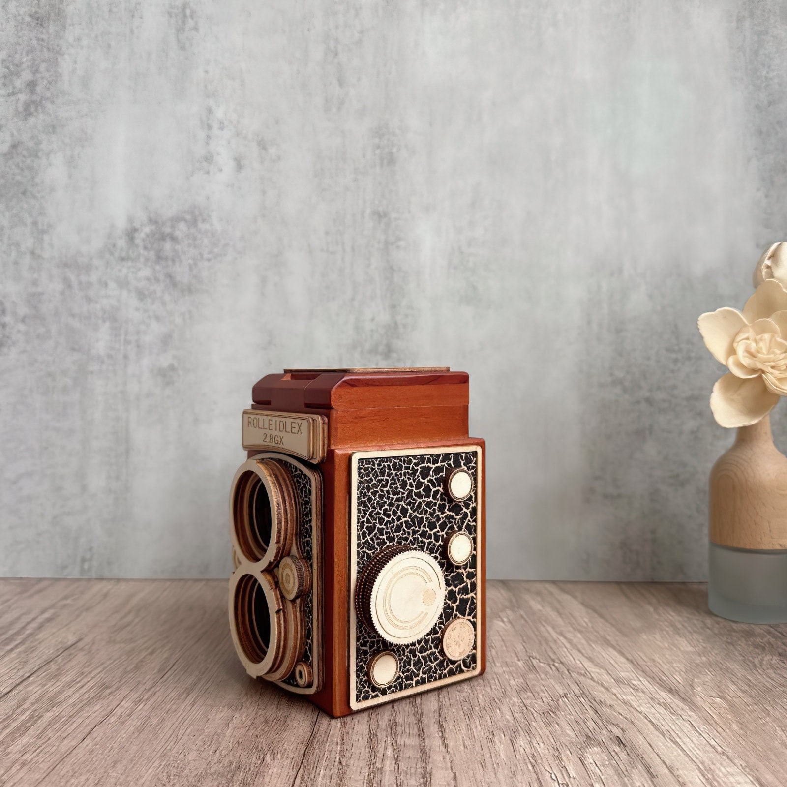 Camera Music Box / Wooden Vintage Handmade / Musical Gift / Creative ...