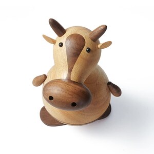 Animal Music Box Custom Engraved Wooden Musical Box Creative Solid Wood ...