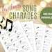 Christmas Charades, Christmas Song Charades, Christmas Games for Adults ...