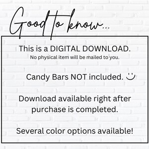 Printable Congrats Grad Candy Poster, Blue (digital Download) - Etsy