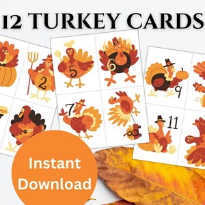 Thanksgiving Turkey Hunt Game Printable | Kids Scavenger Hunt Activity ...