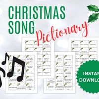 Christmas Song Emoji Pictionary Game - Xmas Family Games - Friendsmas ...
