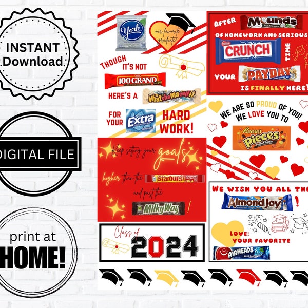 Graduation Candy Signs - Etsy