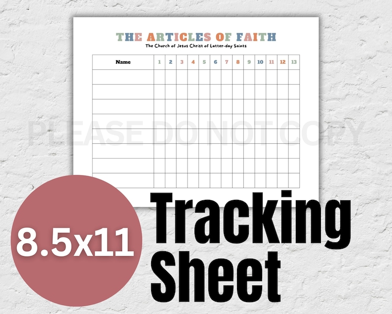 13 Articles of Faith Flashcards, LDS Primary 2024, Articles of Faith ...