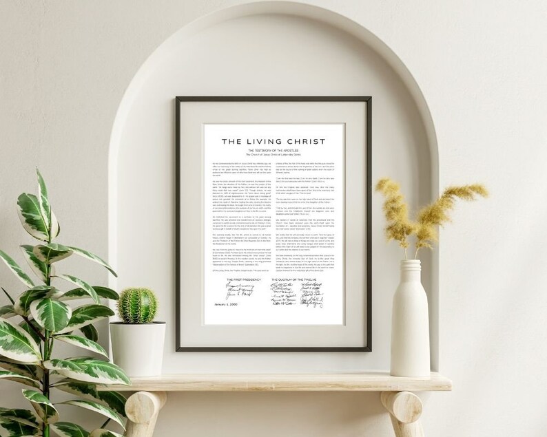 LDS Proclamation Wall Art Bundle: Family, Christ, Restoration (digital ...