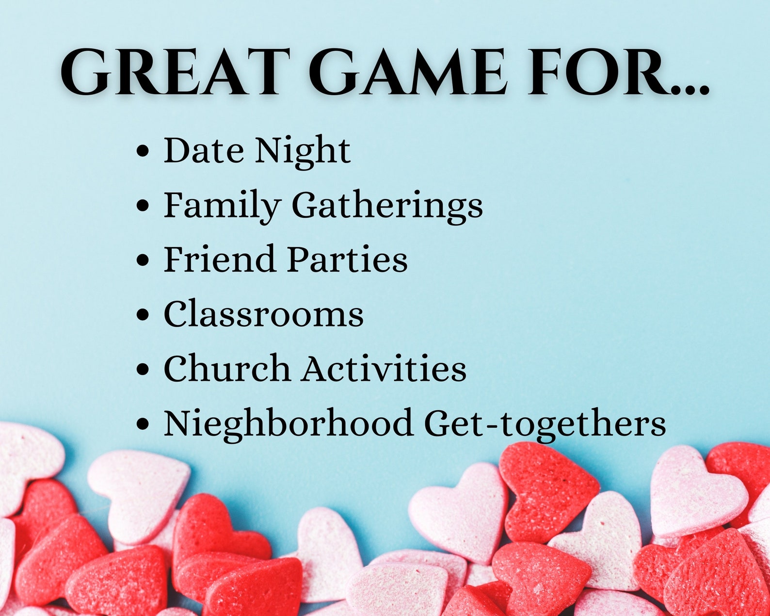 Valentine's Day Pictionary Game for Groups, Vday Classroom Game, Party ...