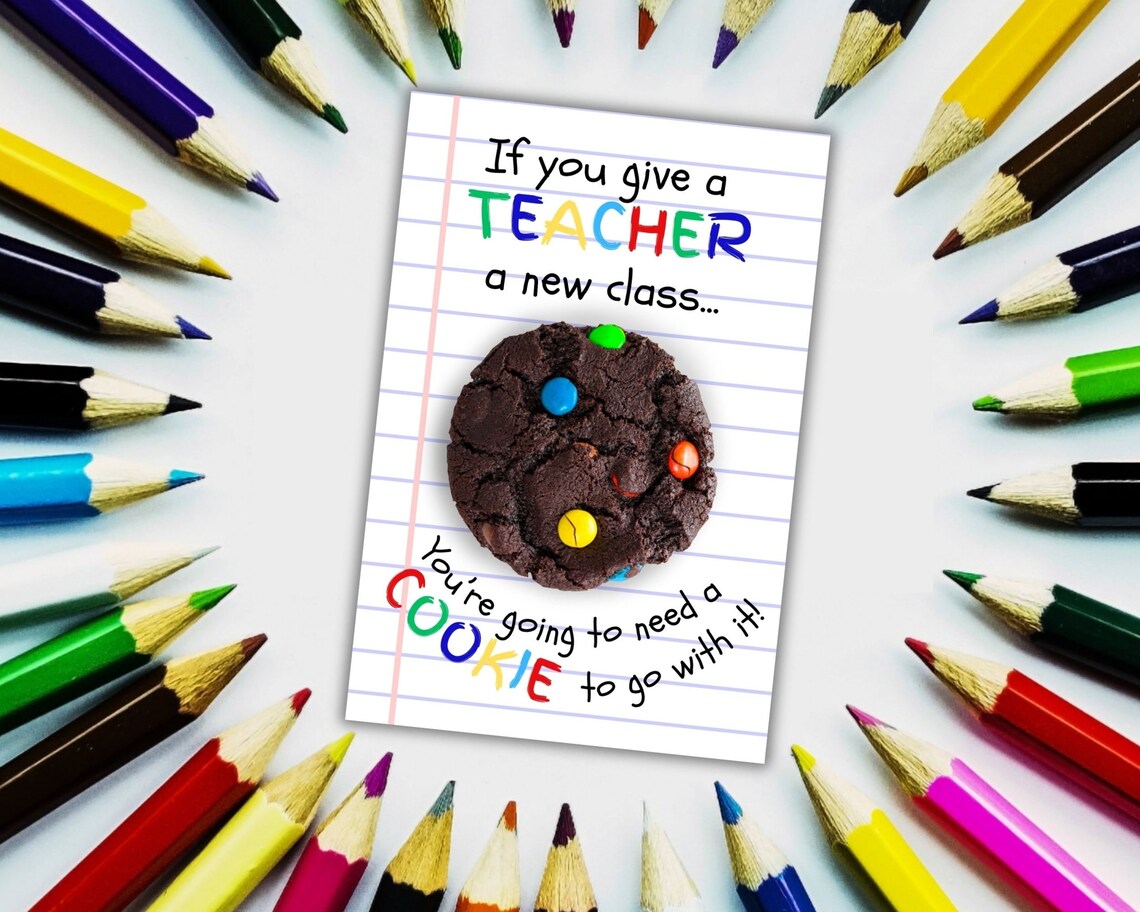Printable Teacher Gifts, Back to School Teacher Gift, Teacher Treat ...