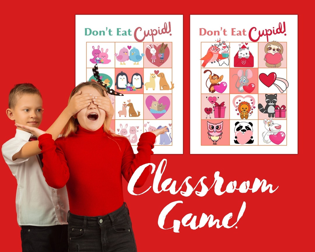 Valentine's Day Game Printable Valentine's Day Activity Don't Eat Pete ...