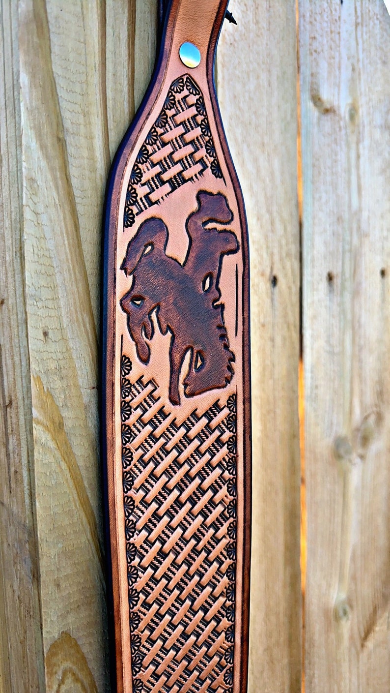 Leather Rifle Sling - Etsy