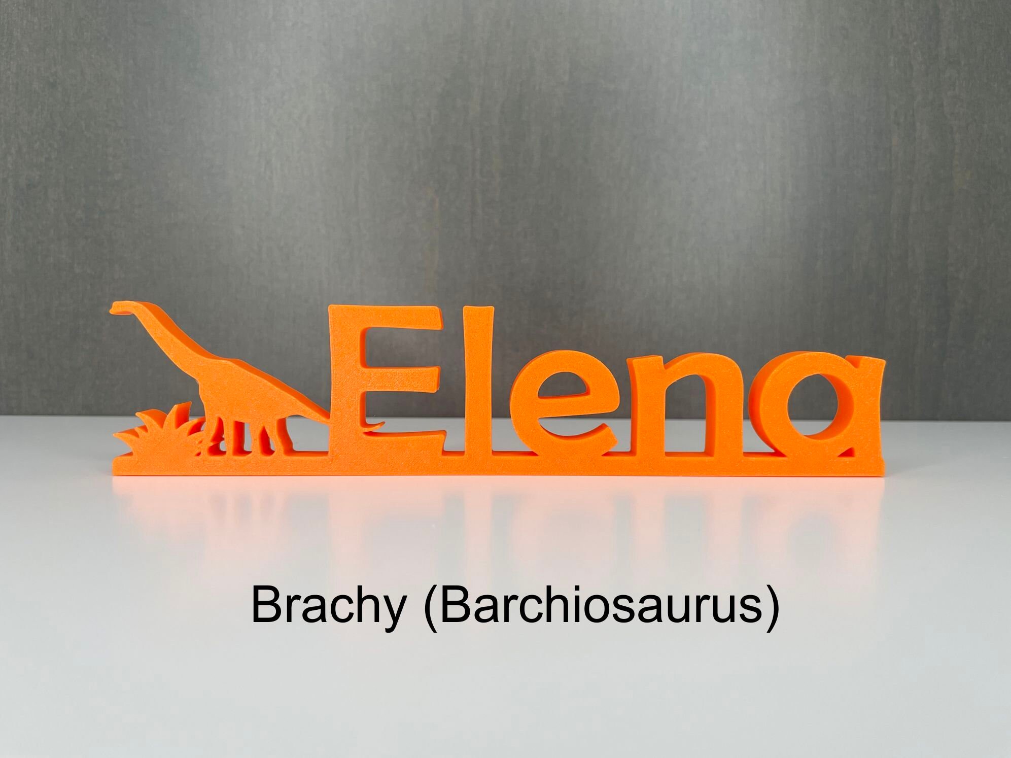 Dinodesk Delights: Personalized 3D Dinosaur Name Plates & Monitor ...