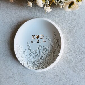 Wedding Gift Ring Dish, Personalized Jewelry Dish, Engagement Gift ...