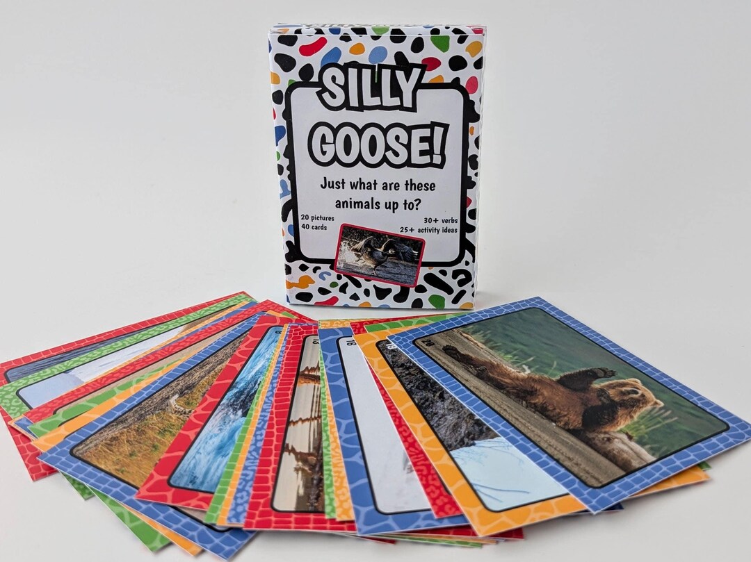 Silly Goose! Animal Cards // Speech Language Therapy Materials // for ...