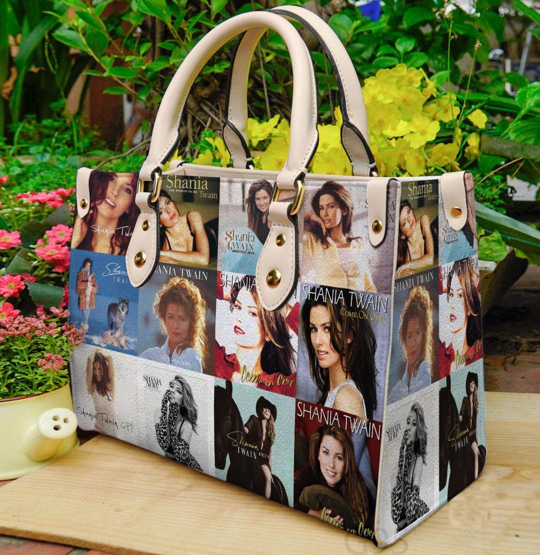 Shania Twain Personalized Leather Handbag, Shania Twain Shoulder Bag ...