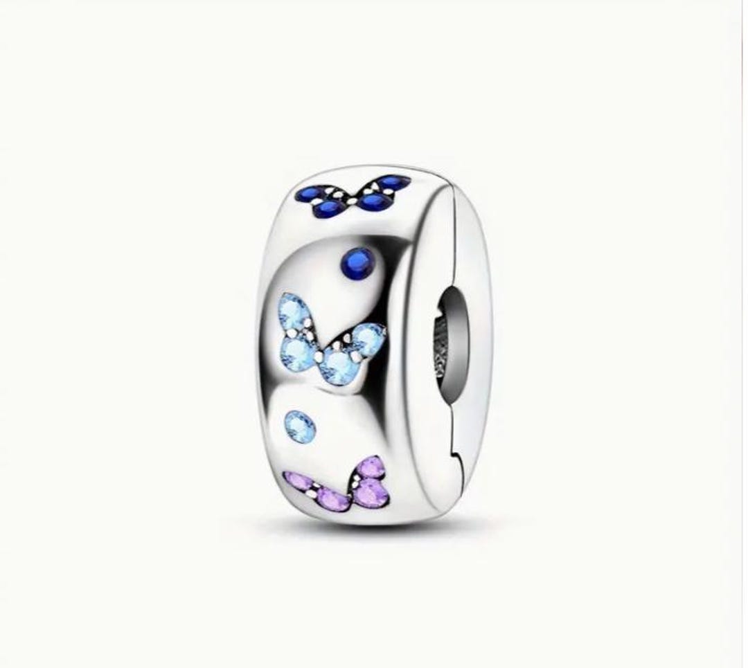 Silver Butterfly Spacer Charm for Pandora Style Spacer Charms DIY ...