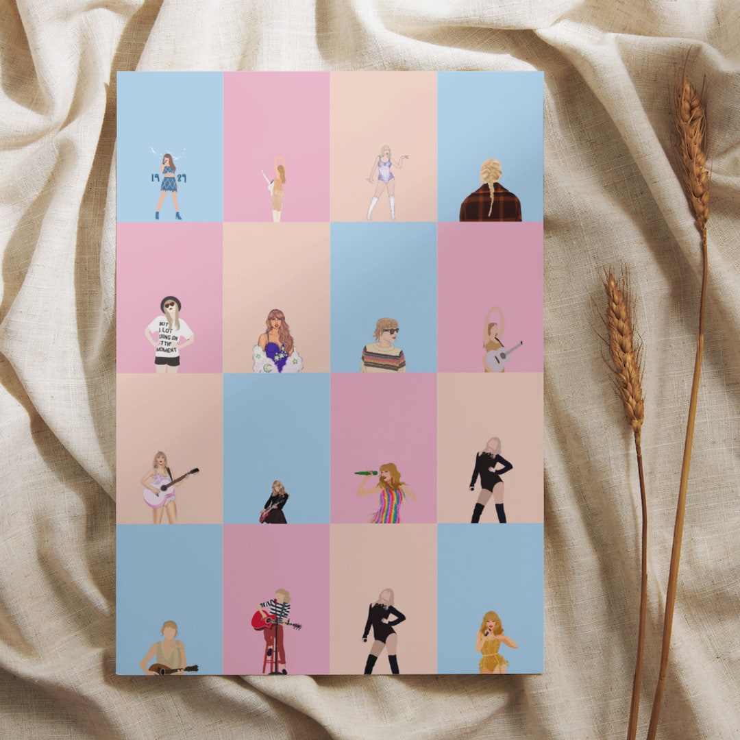 Iconic Outfits Poster, Digital Print, Minimalist, Artist Inspired, Room ...