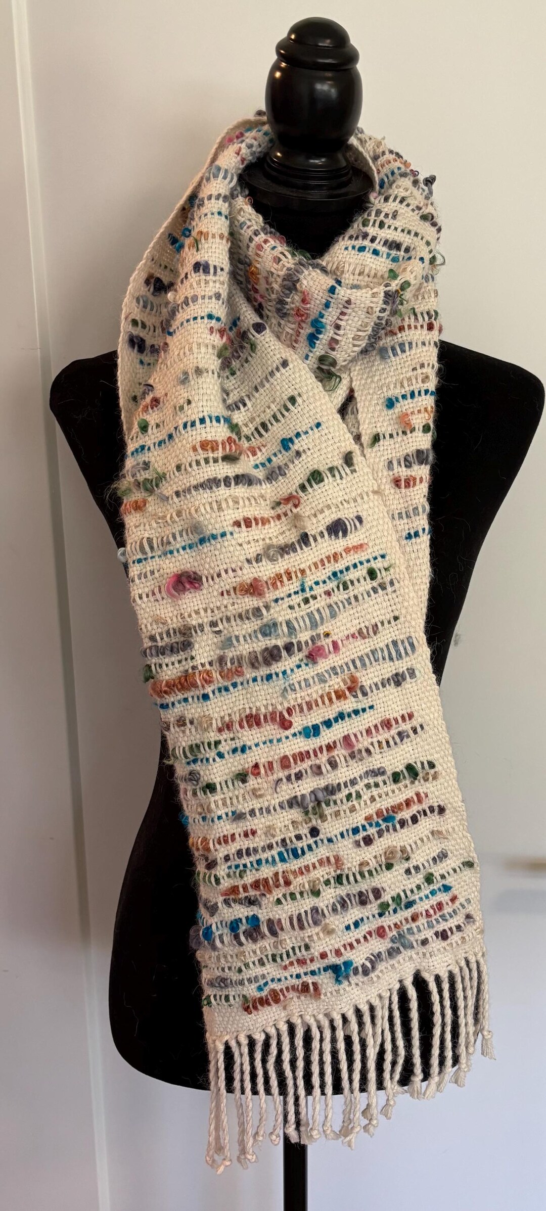 Handwoven Art Scarf - Etsy