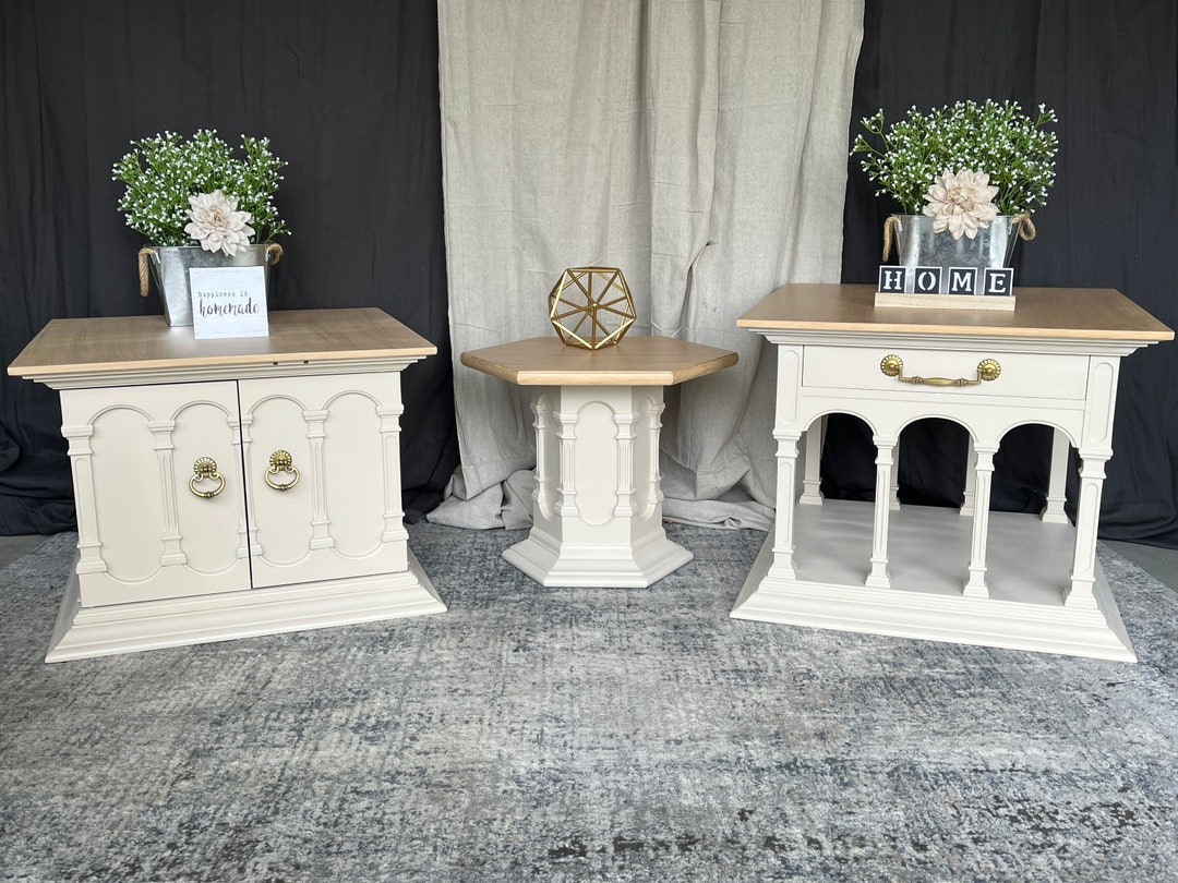 Stunning 1969 Vintage End Tables - Etsy