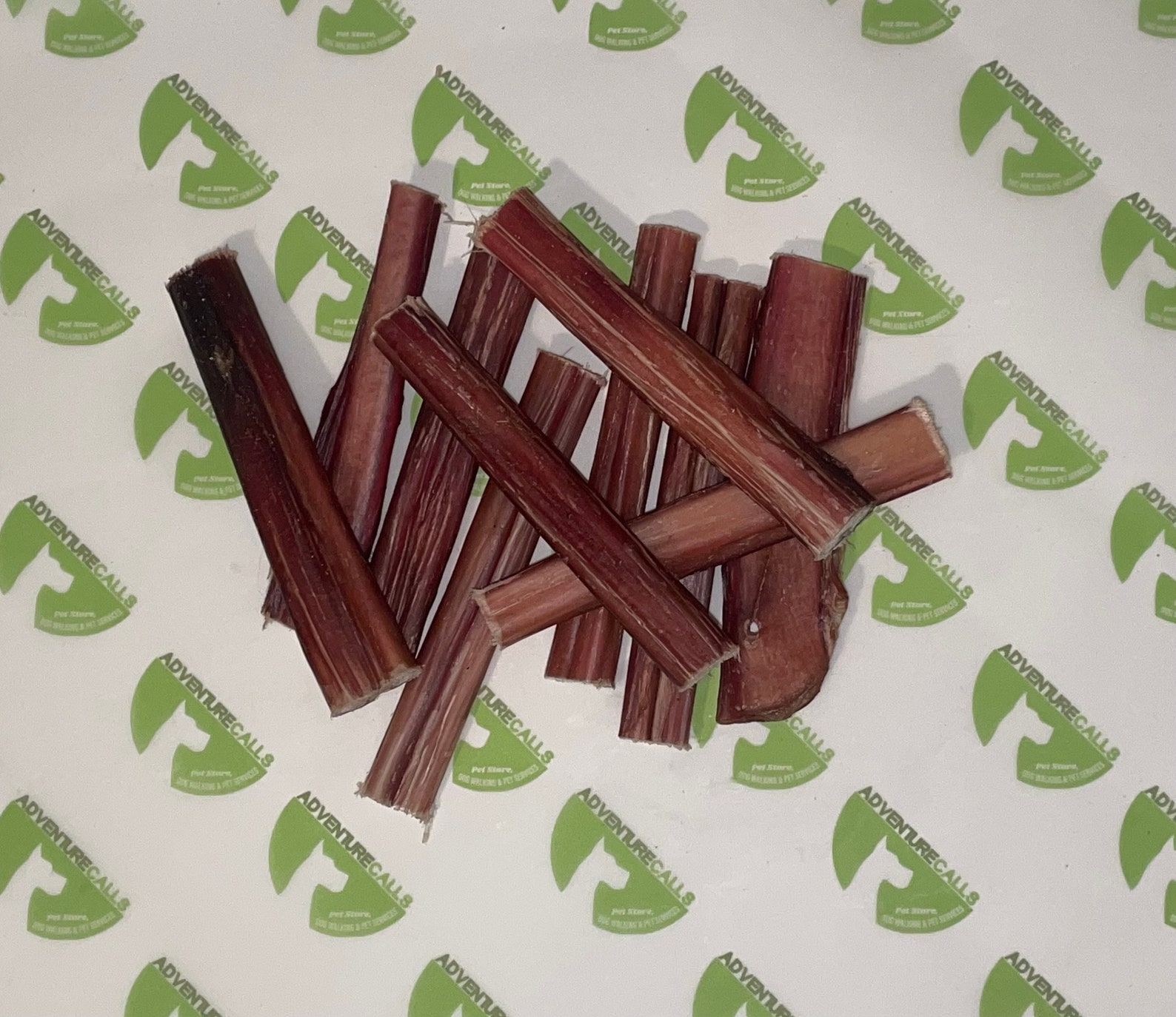 Bulls Pizzles Sticks Thick 12-14cm 100% Beef Naturally Air Dried Dog ...