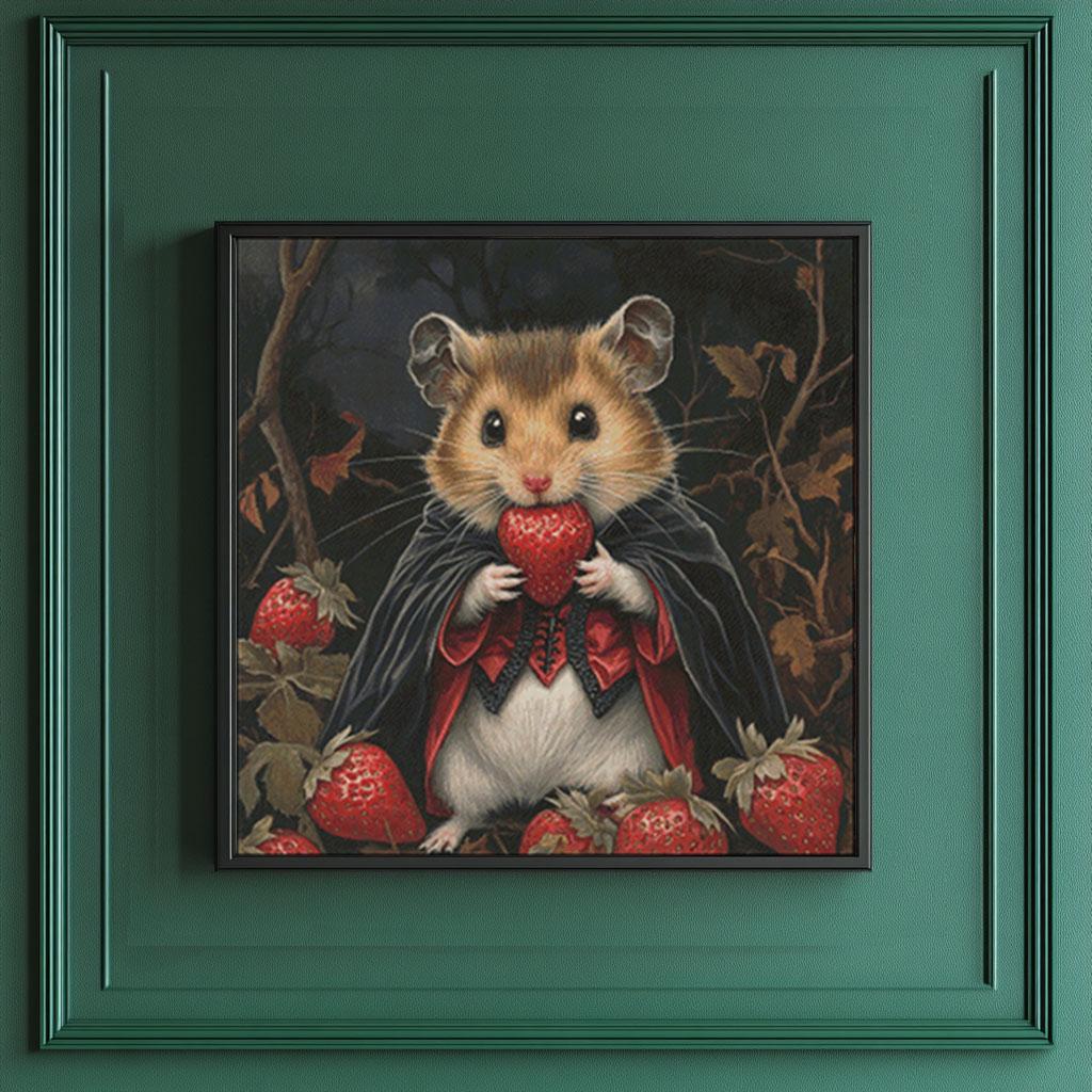Cross Stitch Pattern PDF Funny Hamster Vampire, Cross Stitch Art ...