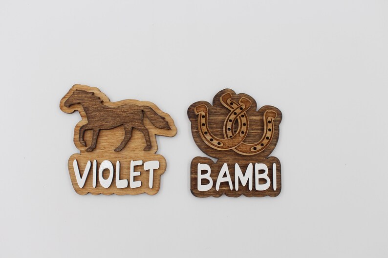Personalized Horse Name Tag for Barn Tack Room, Barn Stable Wall Art ...