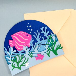 Under the Sea Svg, Fish Svg, Ocean Svg, Ocean Shadowbox Svg, Greeting ...