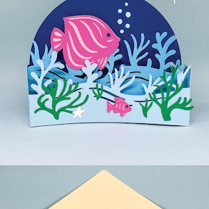 Under the Sea Svg, Fish Svg, Ocean Svg, Ocean Shadowbox Svg, Greeting ...