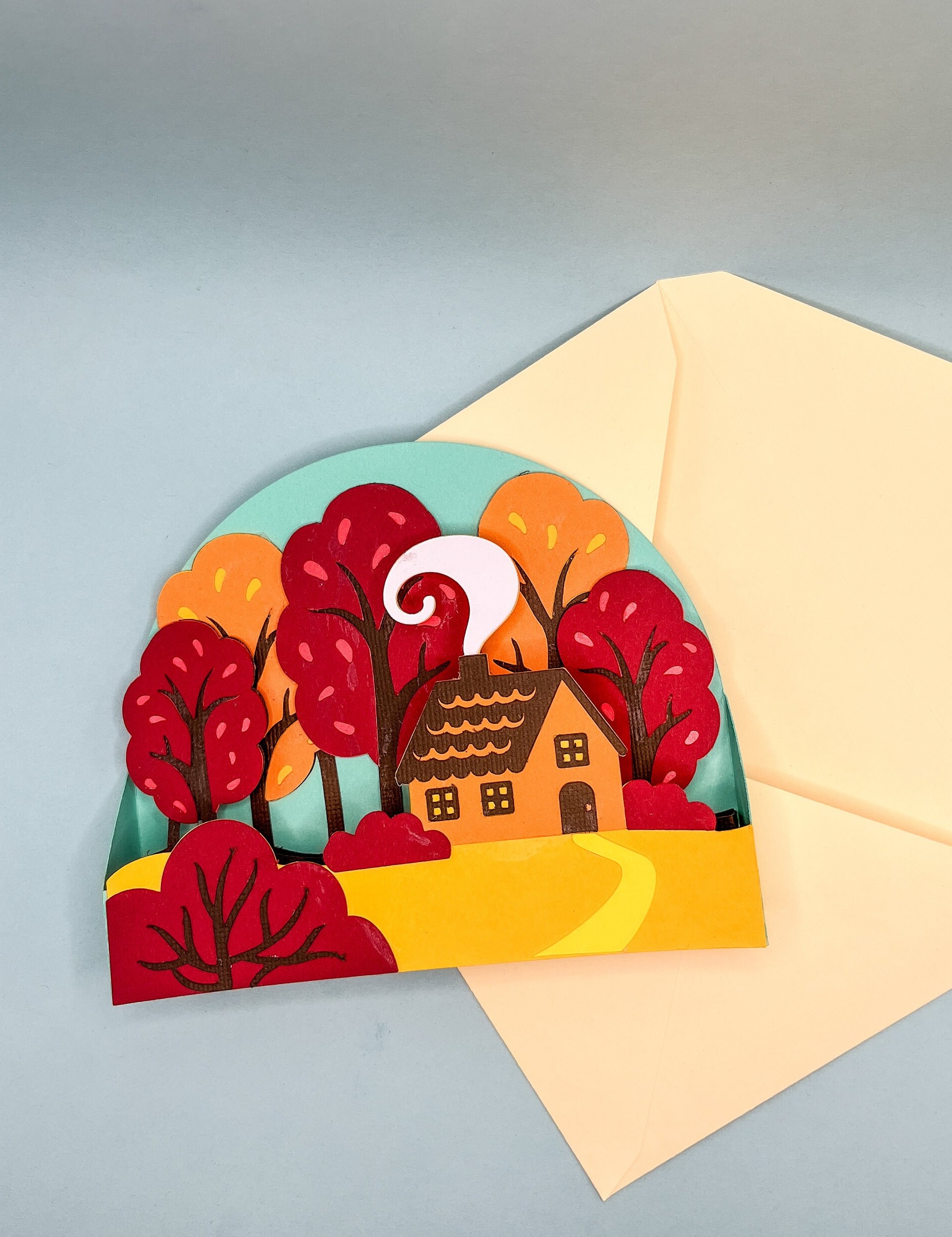 Pop up Card Svg, Fall Laser Cut Files, Fall Svg, Autumn Svg, Cozy Svg ...