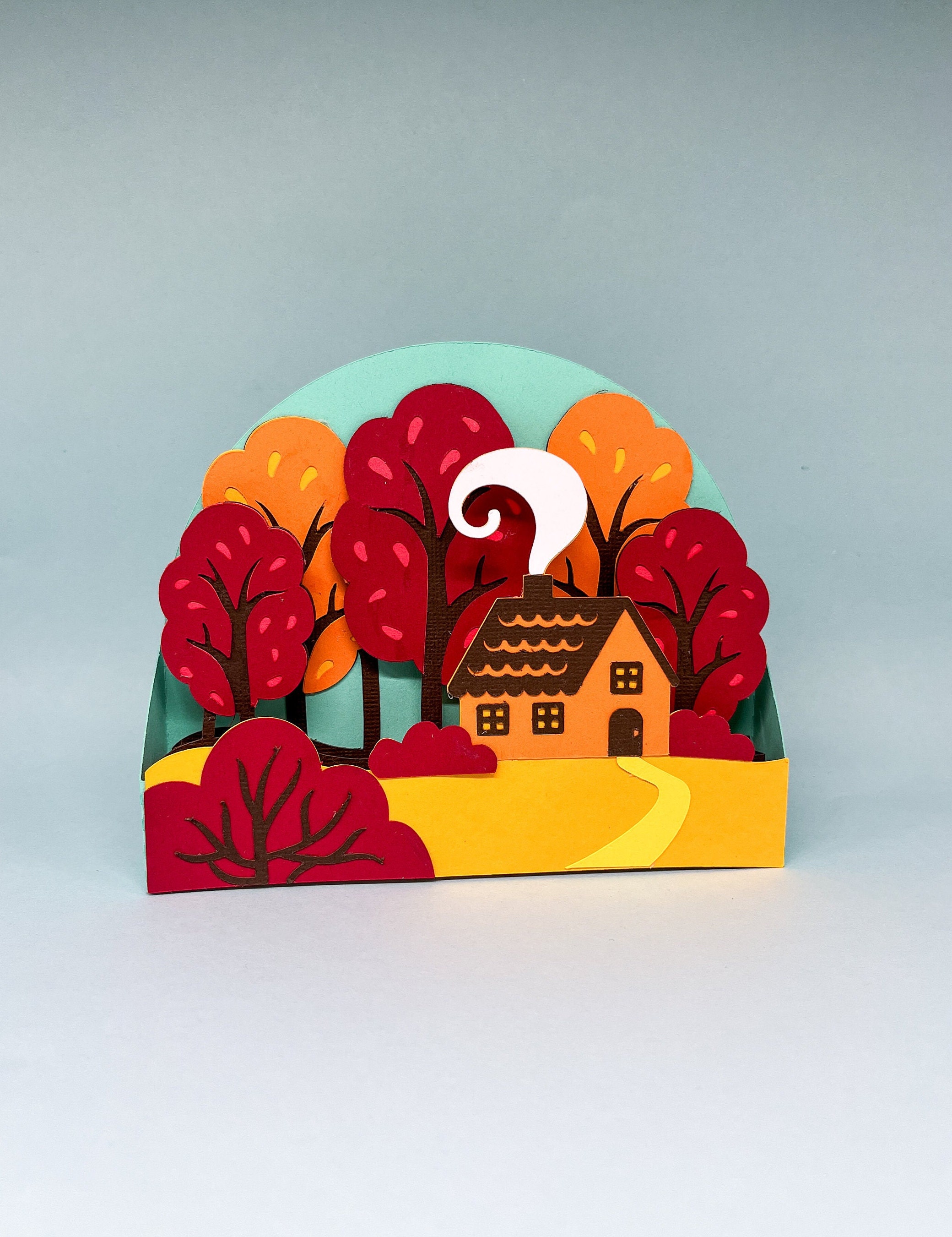 Pop up Card Svg, Fall Laser Cut Files, Fall Svg, Autumn Svg, Cozy Svg ...