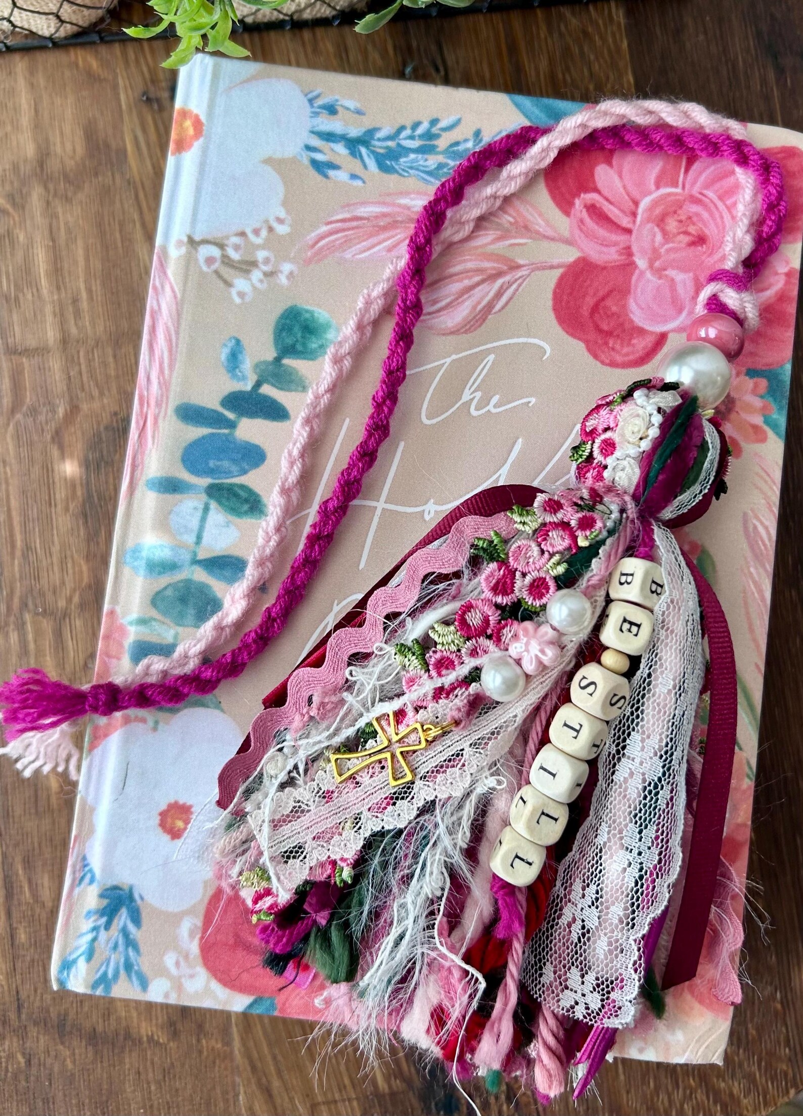Bible Tassel Bookmark, Bible Study Journal Bookmark, Boho Romantic ...